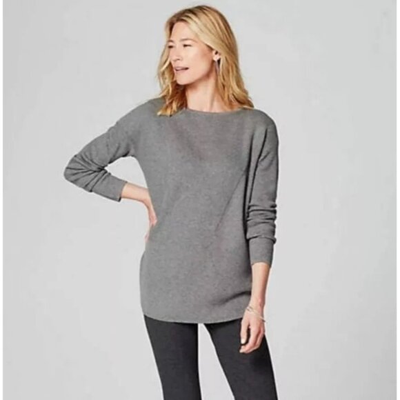 J. Jill | Sweaters | Jjill Juno Ottoman Mixed Direction Ribbed Boatneck ...